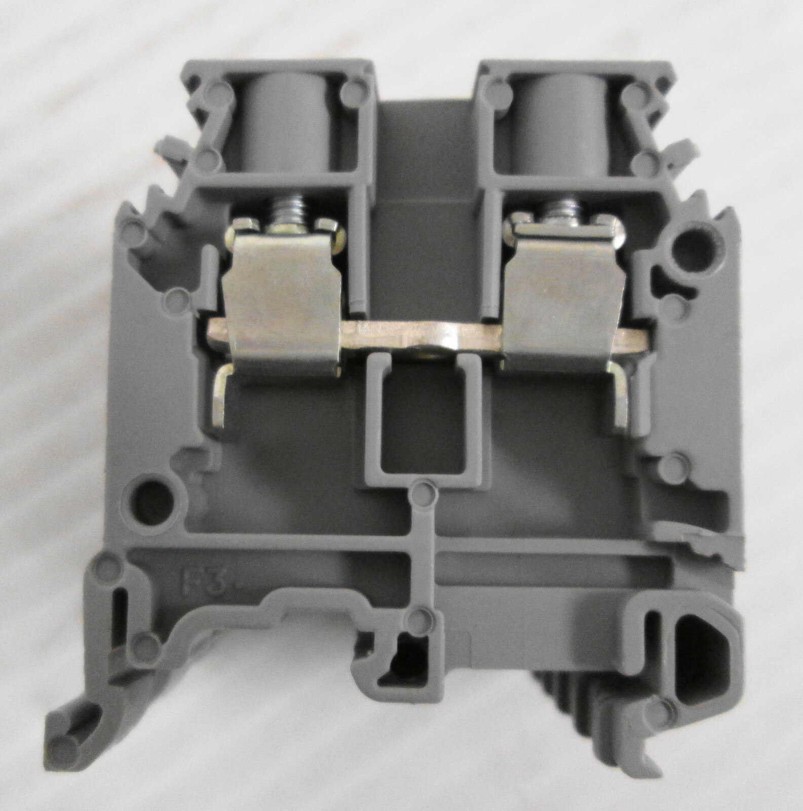 Entrelec M6/8 Terminal Block Grey (3 lots of 6 jumpered together) (Lot ...