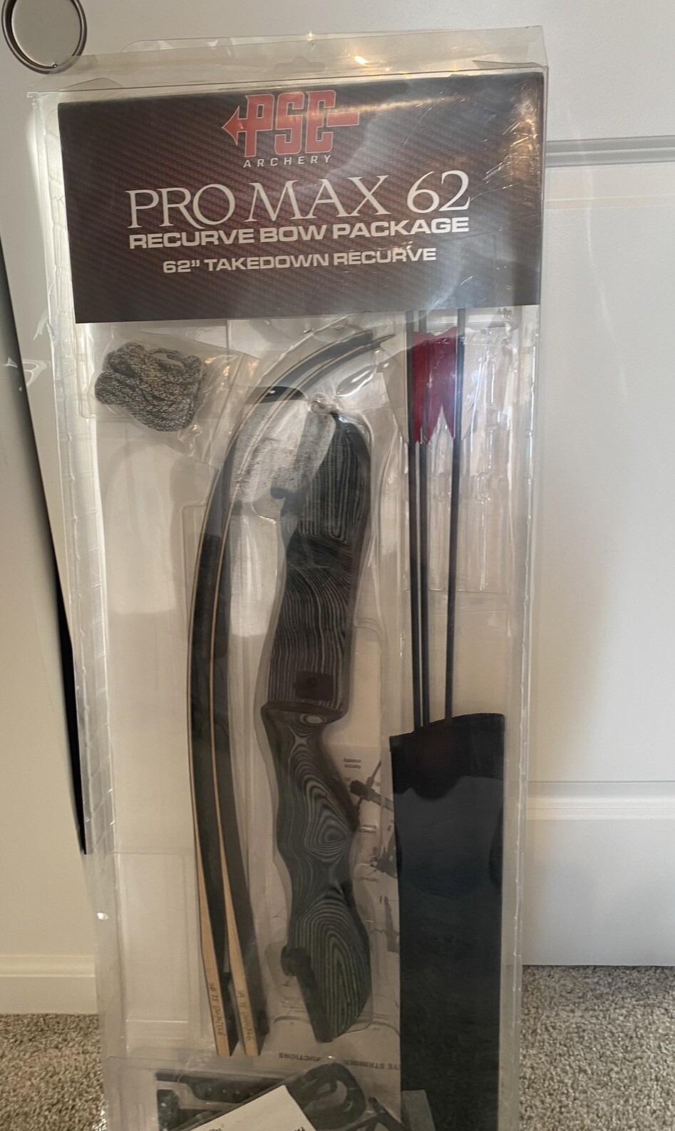 PSE Pro Max Take Down Recurve Bow 35# Right Hand AMO Length 62" | eBay