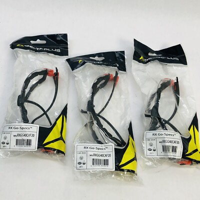 LOT OF 3 DELTA-PLUS RX-GO-SPECS™ RXGG40CAF20 BIFOCAL SAFETY READ ...