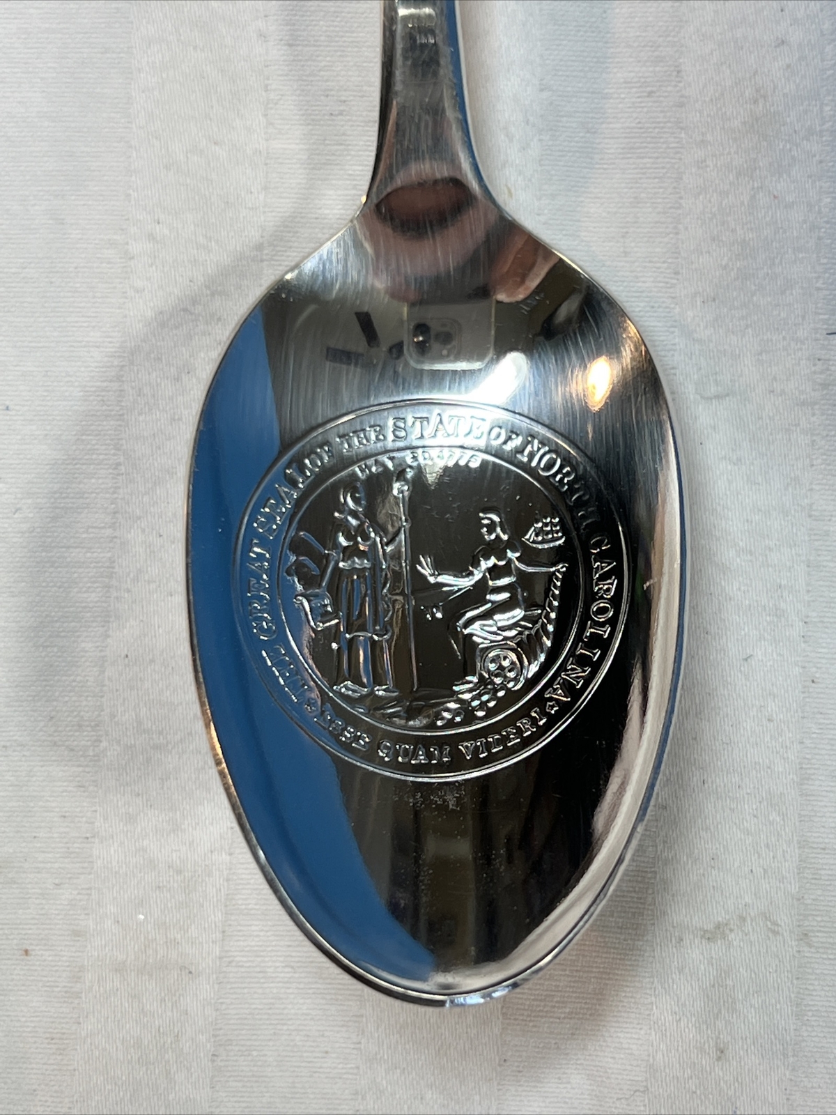 International Silver[plate] NC/North Carolina Bicentennial Spoon, Box ...