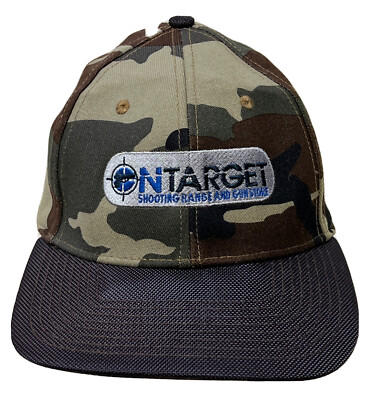 On Target Shooting Range Gun Store Rifle Pistol Flexfit Baseball Cap ...