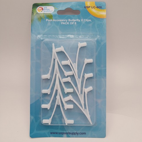 8-Pack Universal Swimming Pool Pole Butterfly Clip Clips V-Clip ...