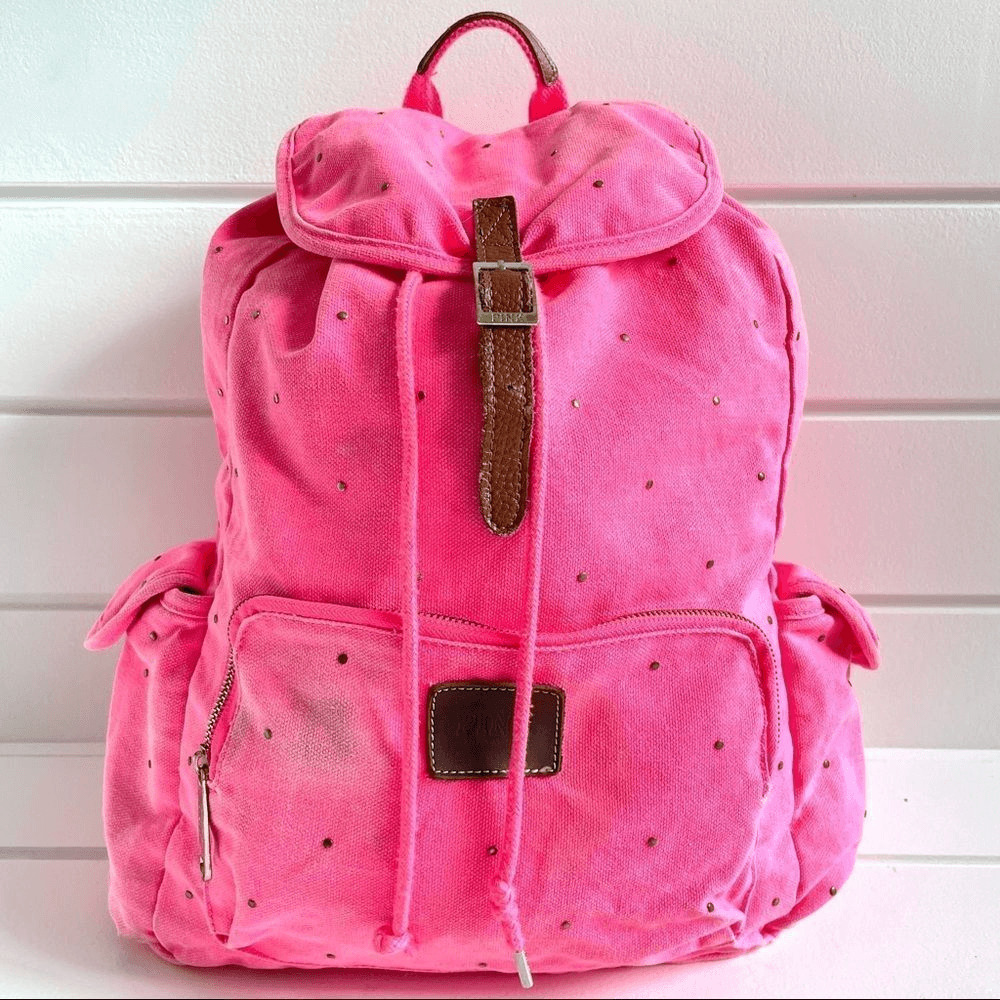 PINK Victoria’s Secret Rare HTF Pink Canvas Studded Bling Campus ...