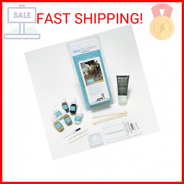 Pergo Hardwood Floor Scratch Repair Kit - Wood Putty Filler, Furniture ...