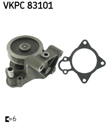 SKF VKPC 83101 Pompa dell’acqua, raffreddamento motore per CITROËN,FIAT ...