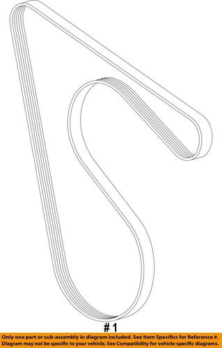 2020-2022 SILVERADO SIERRA 5.3 6.2 SERPENTINE BELT W/P ALT NEW GM ...