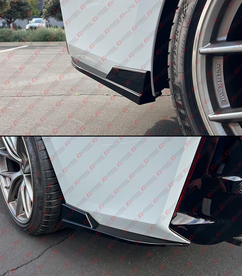 For 2019-26 BMW G20 330i M340i M Sport Gloss Black Rear Bumper Winglet ...