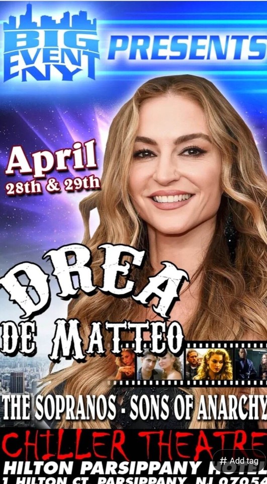 Drea de Matteo JSA COA Signed 8x10 Photo Autographed Sopranos Witnessed ...