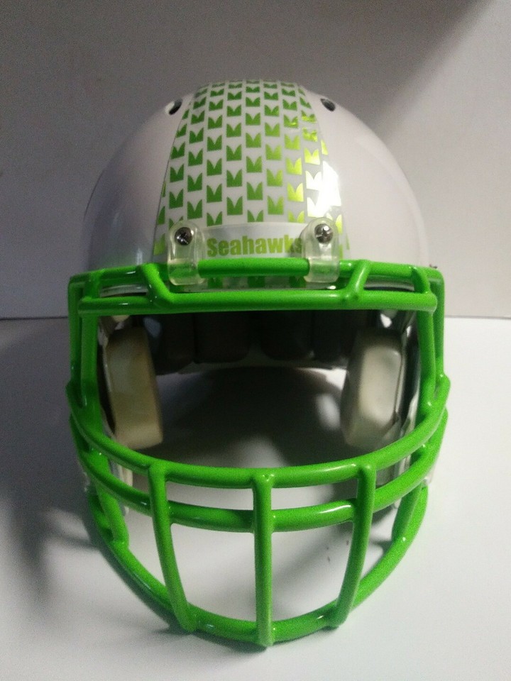 Custom Seattle Seahawks NFL Riddell F/S Authentic Revo Football Helmet ...
