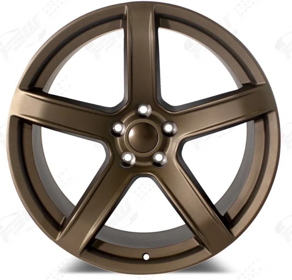 20X9.5 MATT BRONZE 20" Wheels For Dodge Challenger Charger SRT RT ...