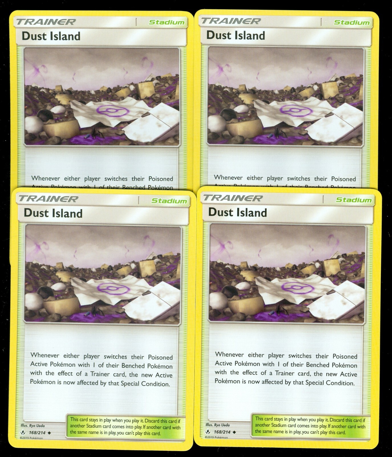 Pokemon DUST ISLAND 168/214 Unbroken Bonds - - MINT 4X | eBay