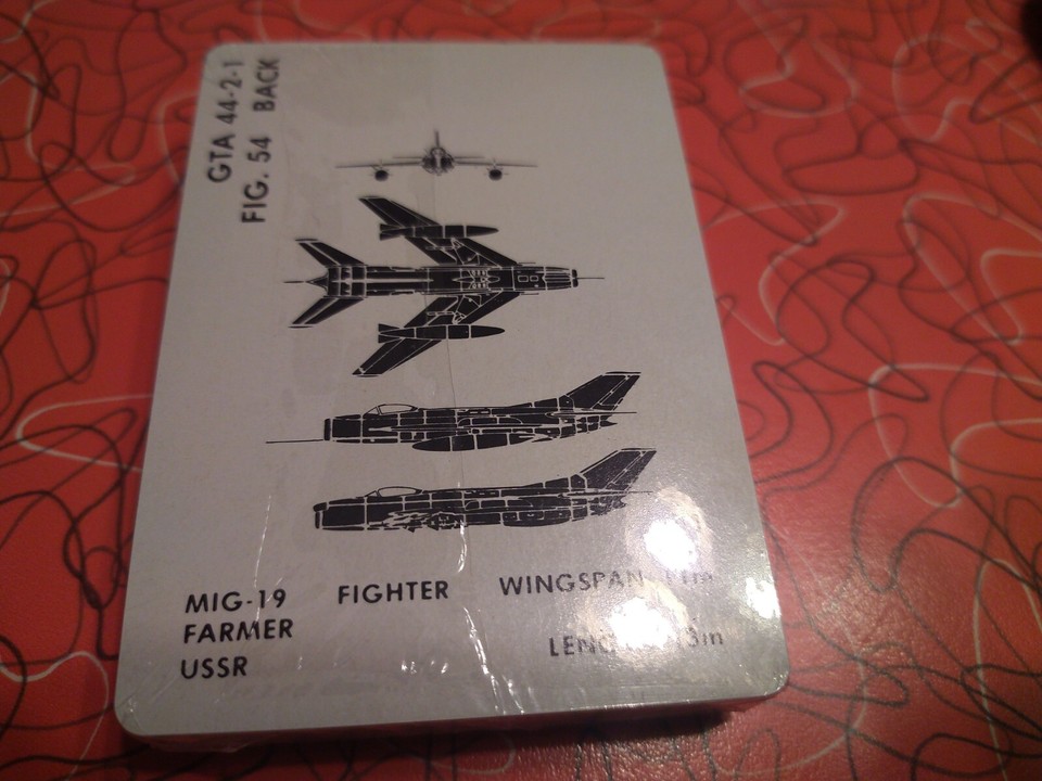 ORIG. UNISSUED 1977 ERA VISUAL AIRCRAFT RECOGNITION CARDS | eBay