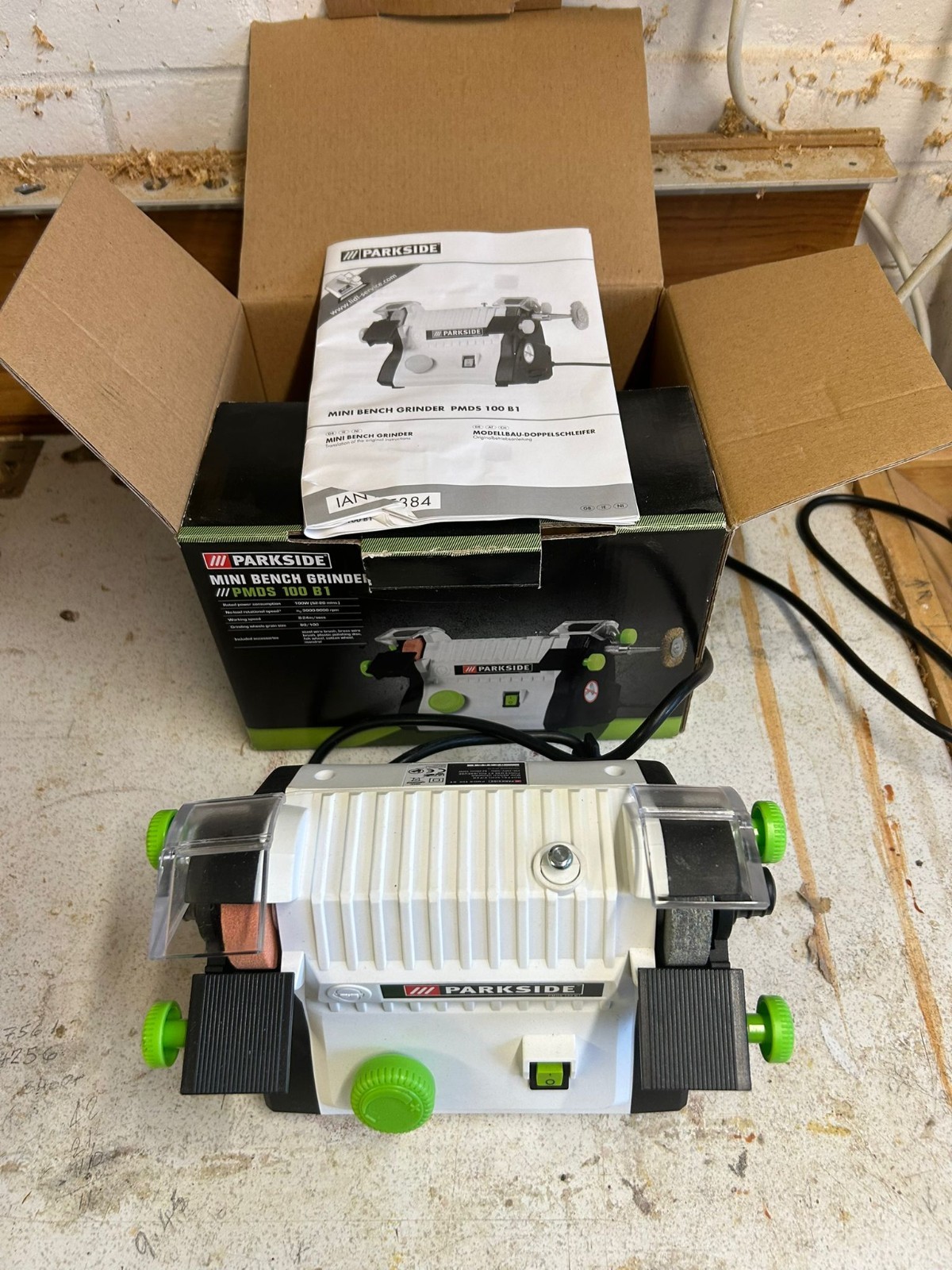 Double Bench Grinder Parkside PMDS100 B1 | eBay UK