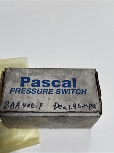 Pascal Pressure Switch SAA40E-F Pressure Dec. 1.96 MPA | eBay