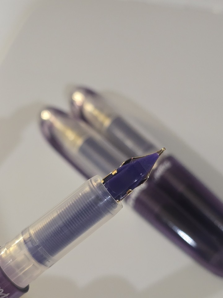 3 x Paper Mate Mini Compact Fountain Pens & 1 Blue Ink Cartridge | eBay UK