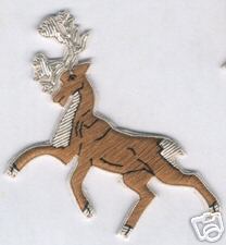 Medieval Heraldry Forest Deer Elk Arm Symbol Crest COA SCA LARP Costume ...