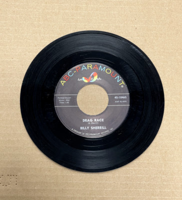 BILLY SHERRILL ABC PARAMOUNT 45 DRAG RACE/TIPSY 10465 | eBay