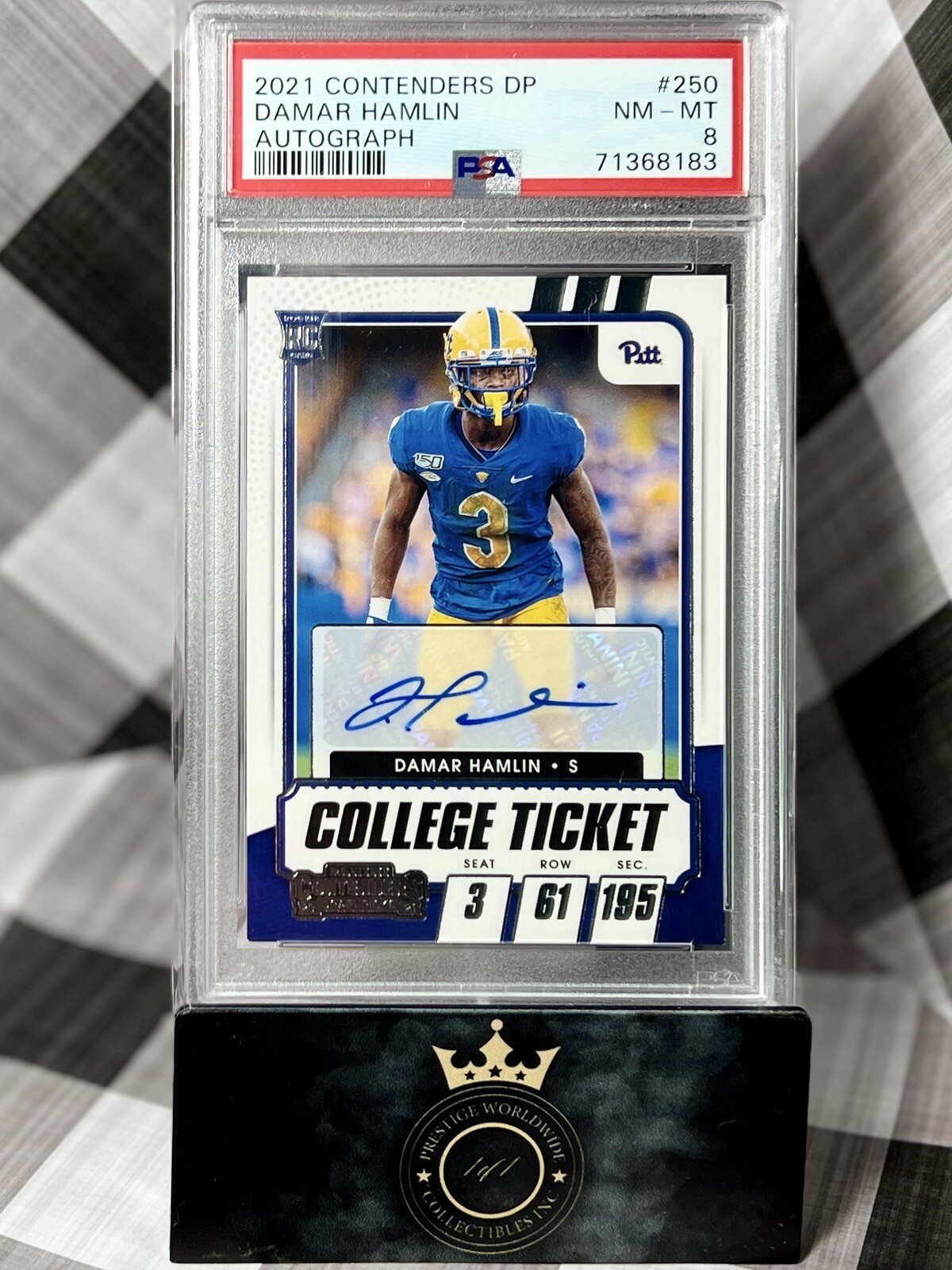 2021 Panini Contenders Draft Picks - College Ticket Autographs Damar ...