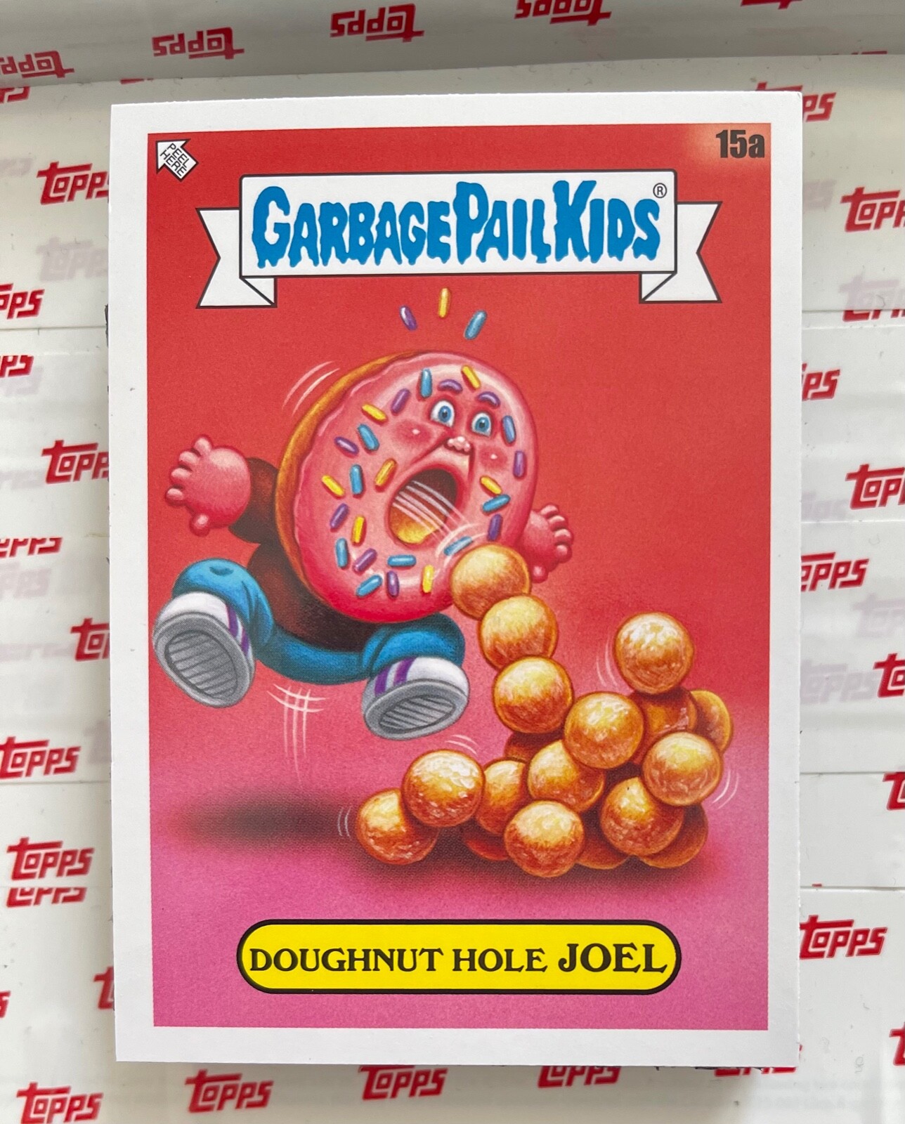 2021 Garbage Pail Kids Food Fight Doughnut Hole Joel 15a GPK Topps Base ...