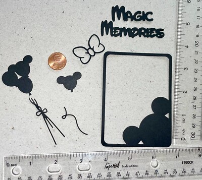 DISNEY MAGIC MEMORIES BALLOON cardstock paper die cut embellishments | eBay
