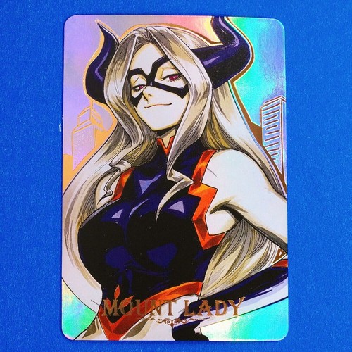 My Hero Academia Mt Lady Rainbow Foil Holo Character Figure Card MHA | eBay
