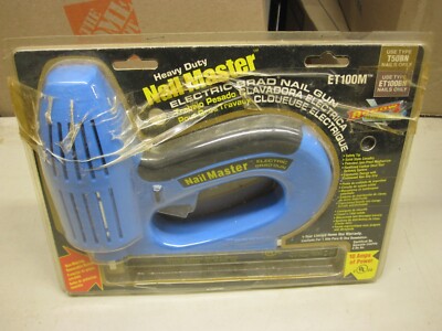 Arrow ET100M Heavy Duty Nail Master Electric Brad Nail Gun NEW | eBay