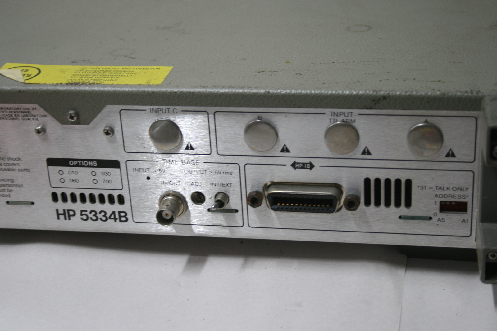 Agilent HP Keysight 5334B Universal Counter With Option 060 for sale ...