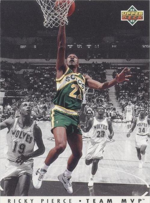 1992-93 Upper Deck - Team Mvp Ricky Pierce #TM26 for sale online | eBay