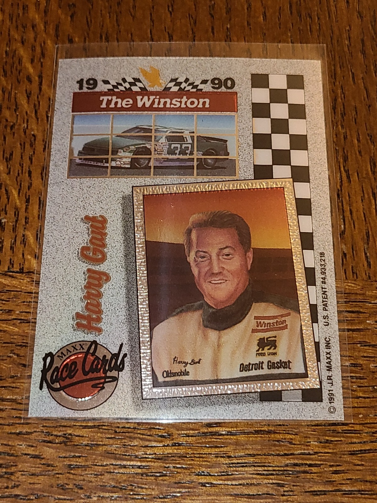 NASCAR HARRY GANT 1991 MAXX ACRYLIC 1990 THE WINSTON RACE CARD | eBay
