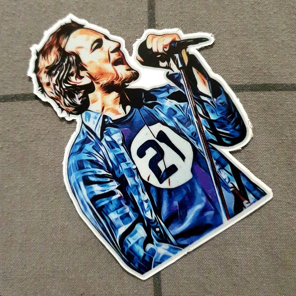 Eddie Vedder Pearl Jam 10cm Vinyl Sticker Window Laptop Skateboard ...