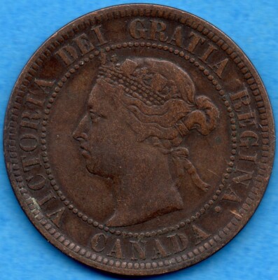 Canada 1888 1 Cent One Large Cent Coin - Very Fine | eBay UK