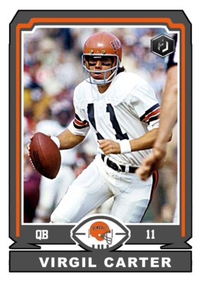 ACEO VIRGIL CARTER CINCINNATI BENGALS CUSTOM HAND MADE ART CARD | eBay