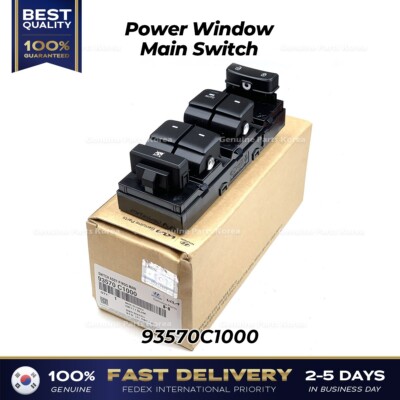 ⭐Genuine⭐ Power Window Main Switch 93570C1000 for Hyundai Sonata | eBay