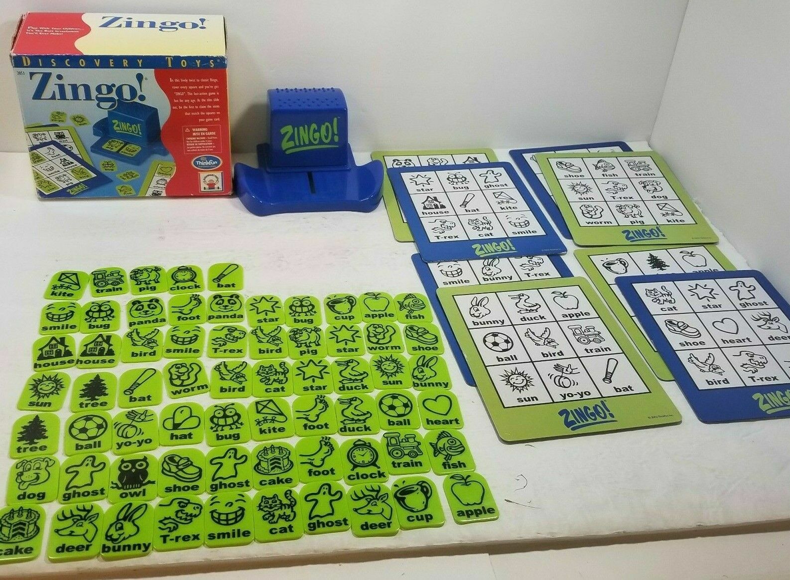 Discovery Toys 2005 Zingo Game #2053 Bingo Twist Preschool Complete ...