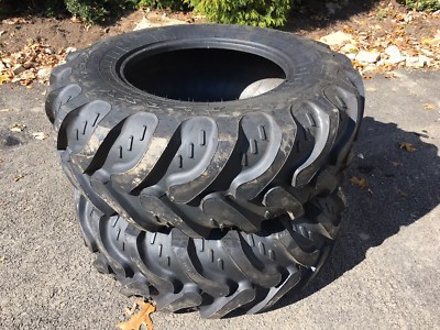 2 NEW 17.5L-24 Backhoe Tires R4 - 10 PLY - 17.5LX24 - 17.5X24 - Galaxy ...