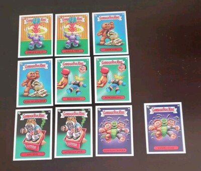 Garbage Pail Kids 2024 TOPPS GAME OVER Complete WAVE ONE 10 card base ...