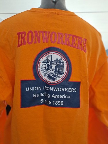 Ironworkers structural ornamental Crewneck 3XL Rodbusters Union Pride ...