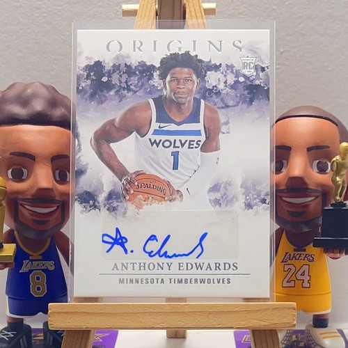 Rookie Autograph 2020-21 Panini Origins Anthony Edwards AUTO Card RC ...