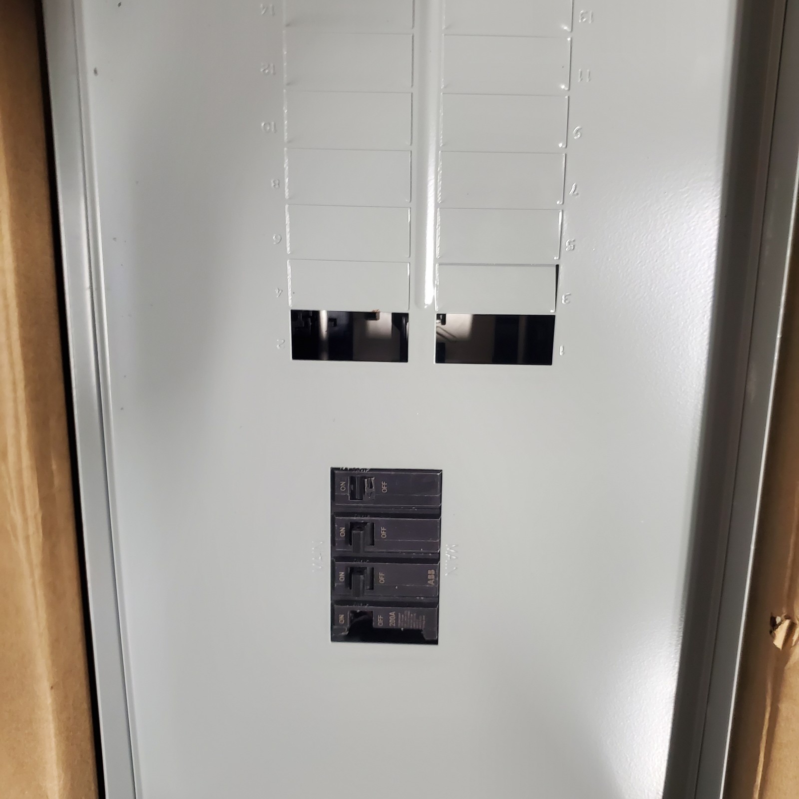 ABB 200 Amp 20 Space Outdoor Main Breaker Load Center Value Pack ...