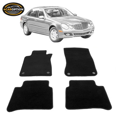 Fits 03-09 Benz W211 E-Class 4Dr Floor Mats Carpet Front Rear Nylon ...