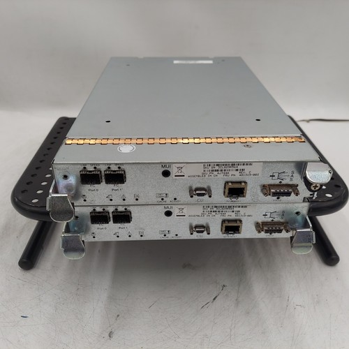 LOT OF 2 HP AJ744A MSA2000 Drive Enclosure 4GB FC I/O Controller Module | eBay