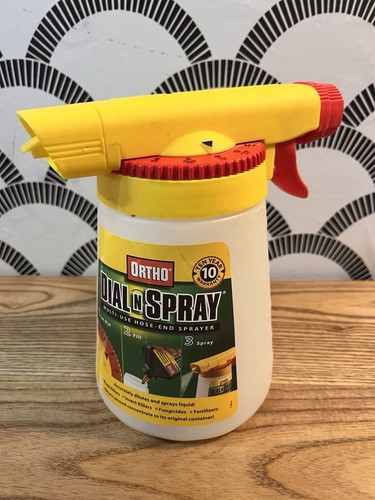Ortho Dial N Spray Plastic Sprayer Vintage Adjustable Dial Hose-End ...