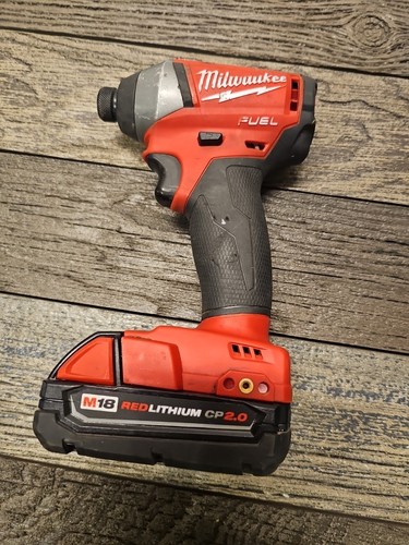 Milwaukee 2753-20 M18 Fuel 1/4" Hex Impact Driver & Battery | eBay