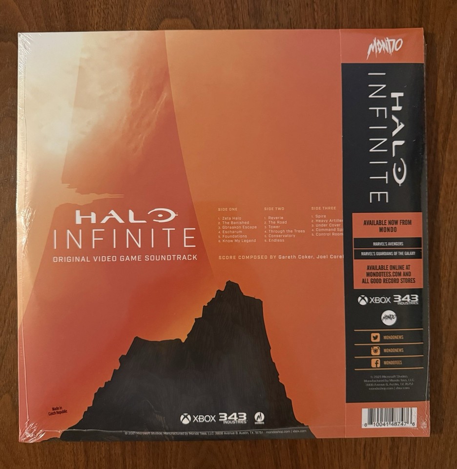 Mondo Halo Infinite Original Video Game Soundtrack 2 LP Colored Vinyl ...