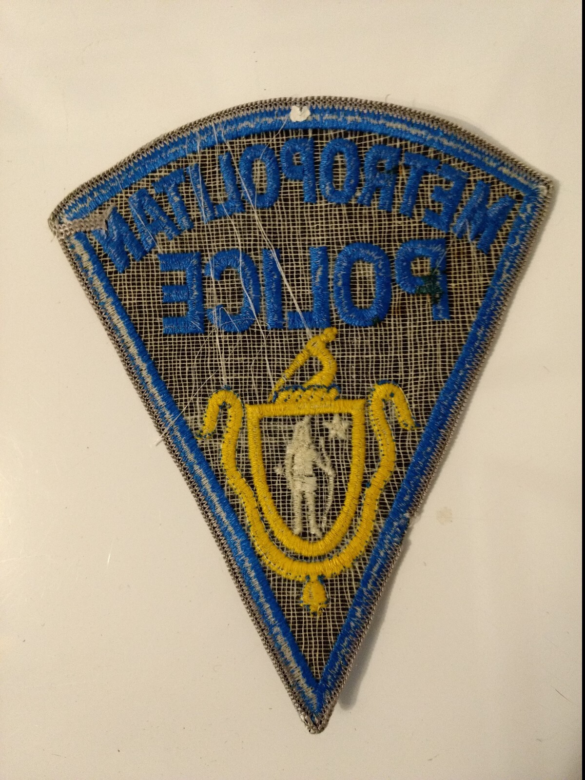Super RARE & Obsolete MDC Boston Metropolitan Police Dept. Patch 1985 ...
