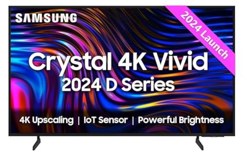 Samsung 108 cm (43 inches) D Series Crystal 4K Vivid Ultra HD Smart LED | eBay