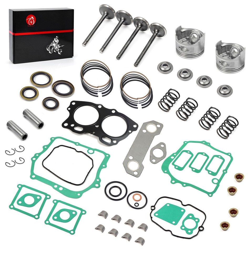 Engine Rebuild Kit Piston Gasket Valve For EZGO Golf Cart Robin 350cc ...