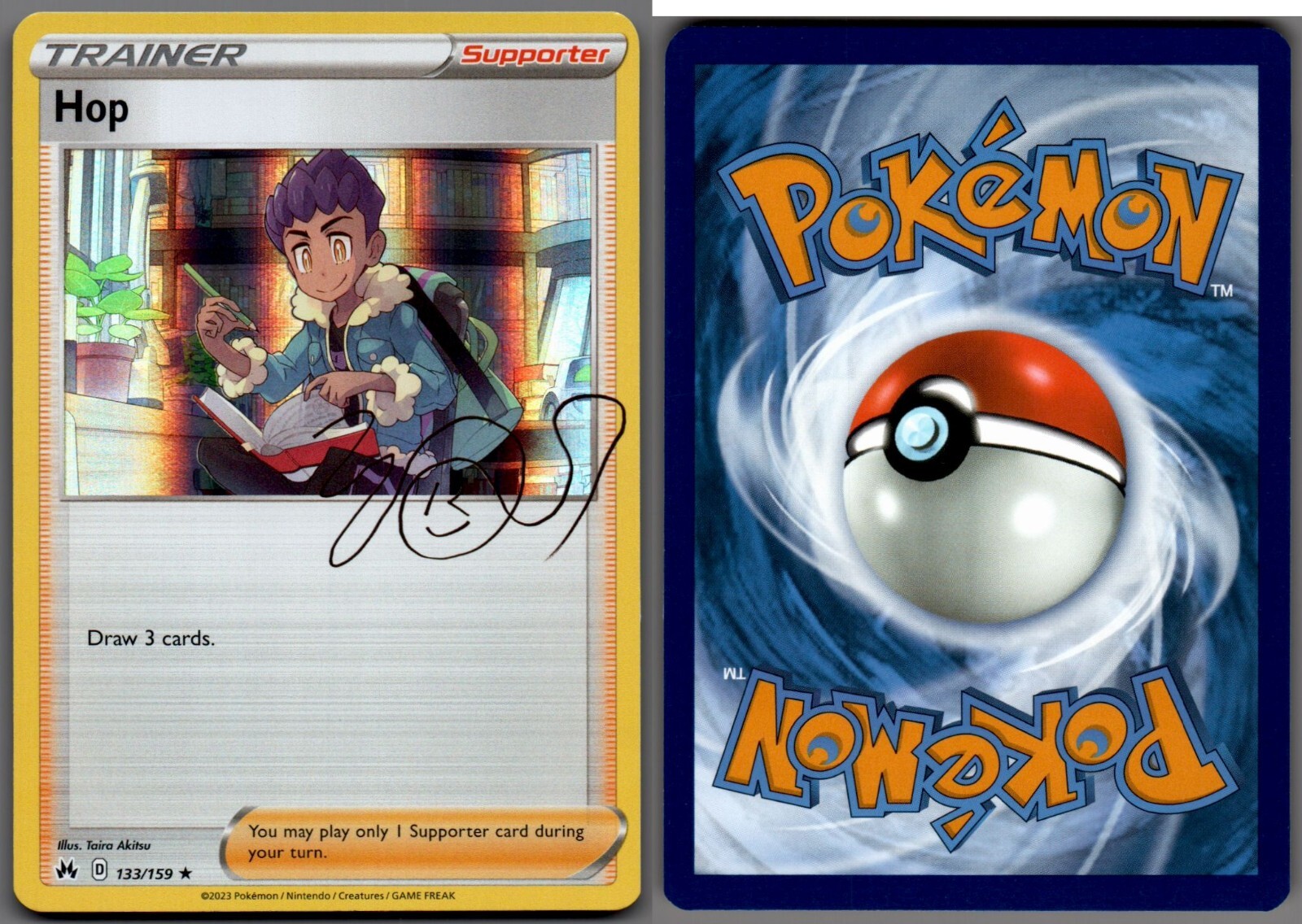 2023 Pokemon, Crown Zenith, #133/159 Hop, Holo Rare | eBay