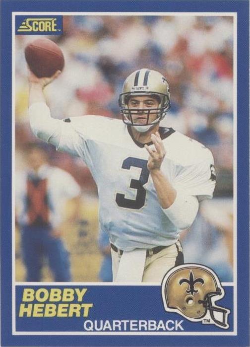 1989 Score Bobby Hebert #46 for sale | eBay