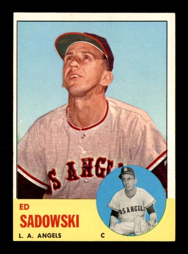 1963 Topps #527 Ed Sadowski EXMT/EXMT+ X2660286 | eBay